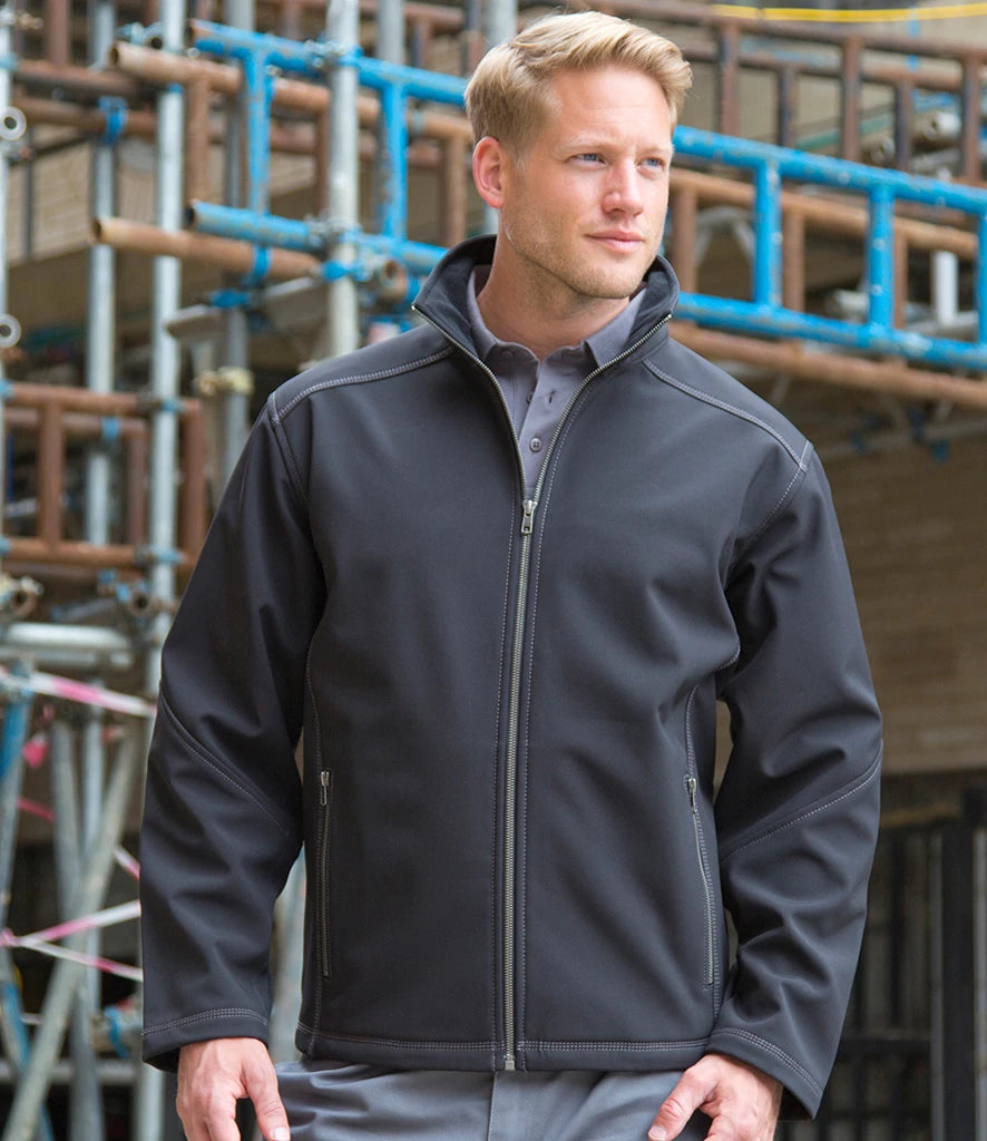 Result Work-Guard Treble Stitch Soft Shell Jacket RS455M – Fire Label