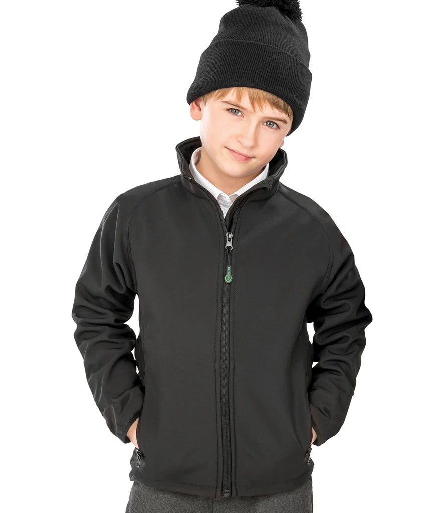 Result Genuine Recycled Kids Two Layer Printable Soft Shell Jacket ...