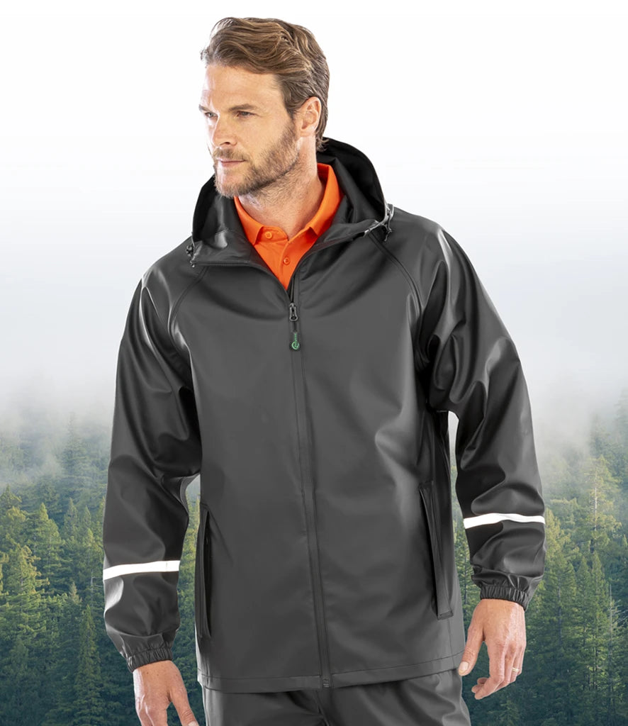 Result Recycled Prism PU Waterproof Jacket RS915 – Fire Label