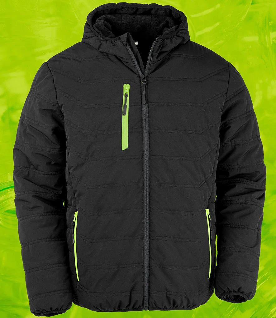 Result Genuine Recycled Compass Padded Winter Jacket RS240 – Fire Label