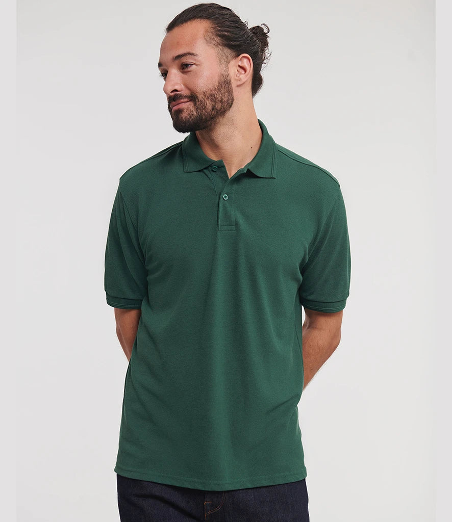 Russell Athletic Hardwearing Poly/Cotton Piqué Polo Shirt – Fire Label