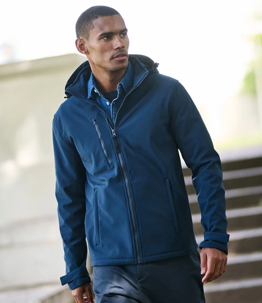 Regatta Venturer Three Layer Hooded Soft Shell Jacket RG635 – Fire Label