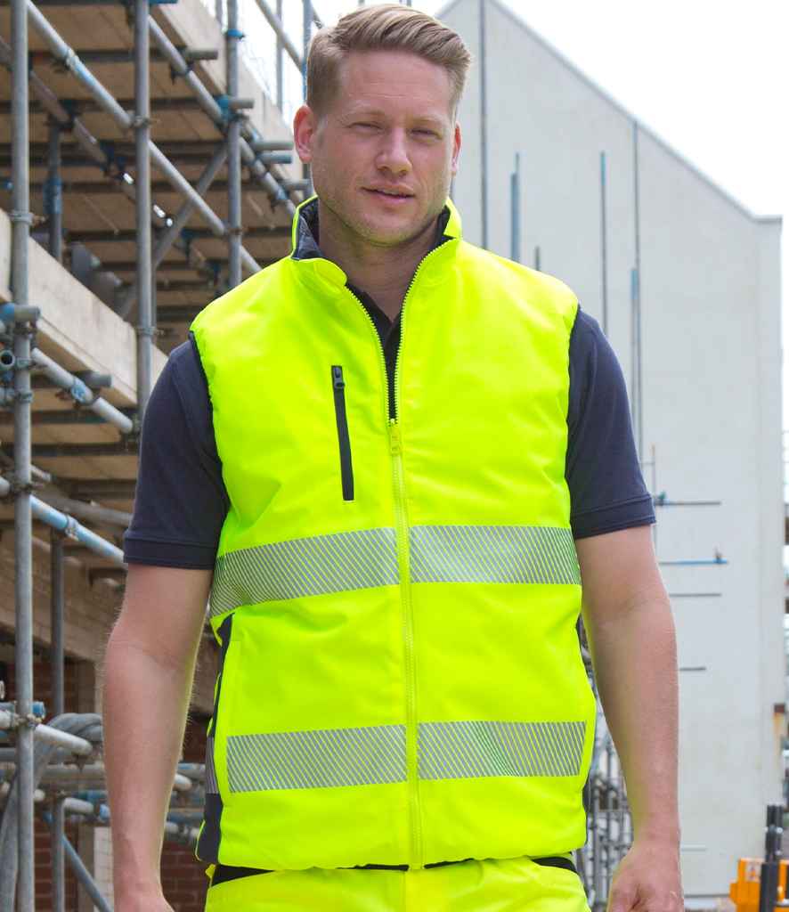 Result Safe-Guard Reversible Soft Padded Gilet RS332 – Fire Label