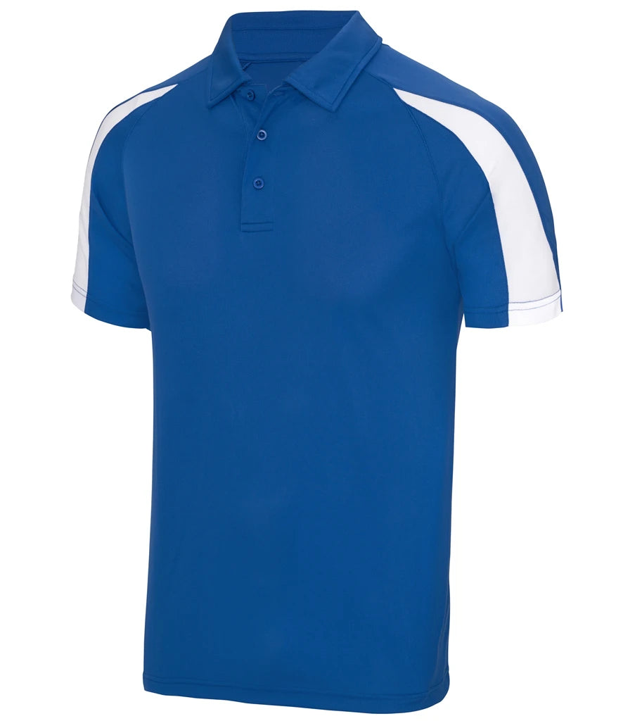 AWDis Cool Contrast Polo Shirt JC043 – Fire Label