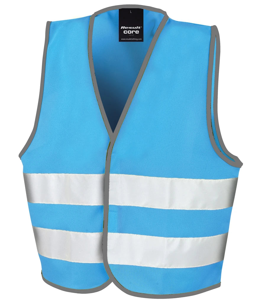 Result Core Kids Enhanced Vis Vest RS200BE – Fire Label