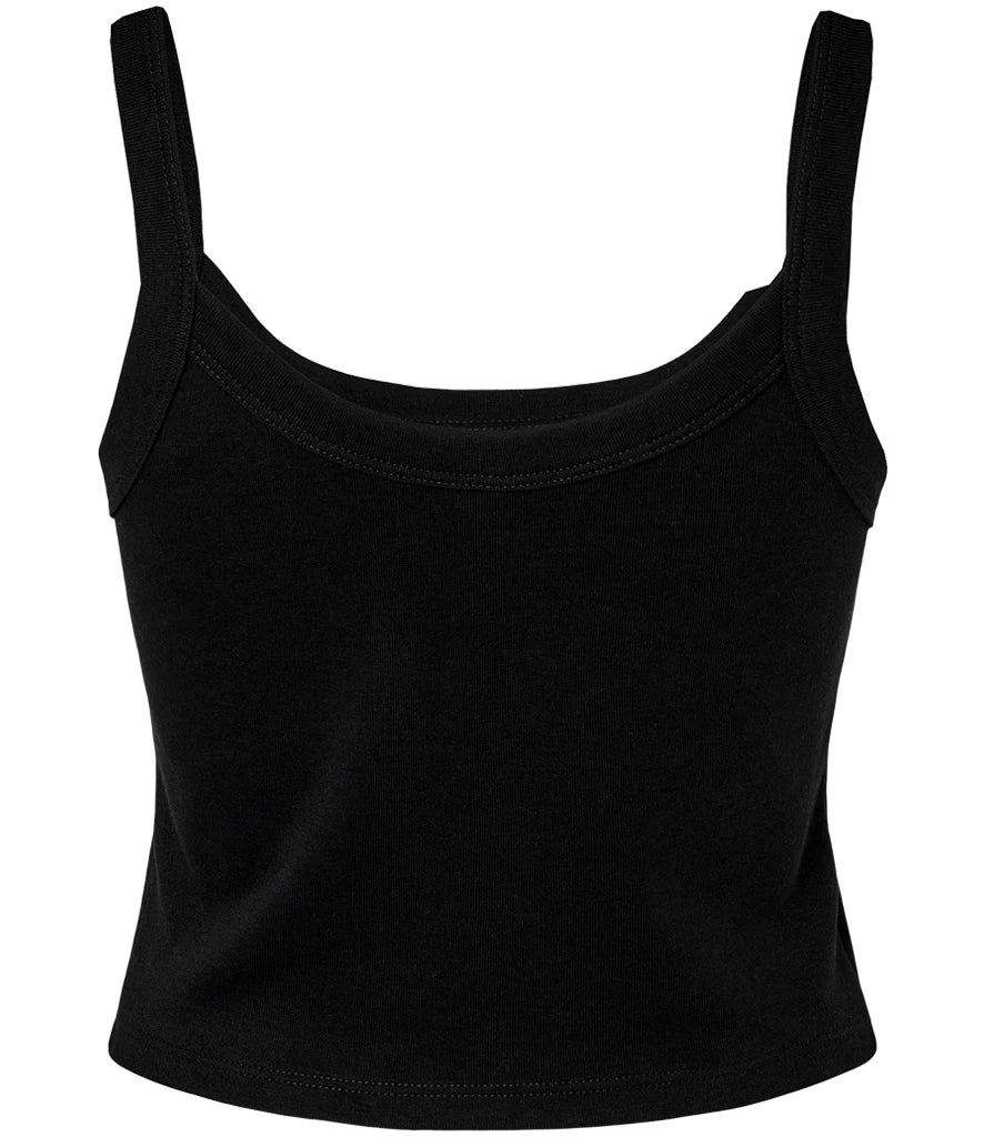 Bella Ladies Micro Rib Spaghetti Strap Tank Top BL1012 – Fire Label