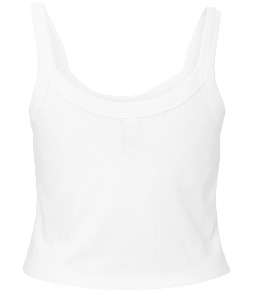 Bella Ladies Micro Rib Spaghetti Strap Tank Top – Fire Label