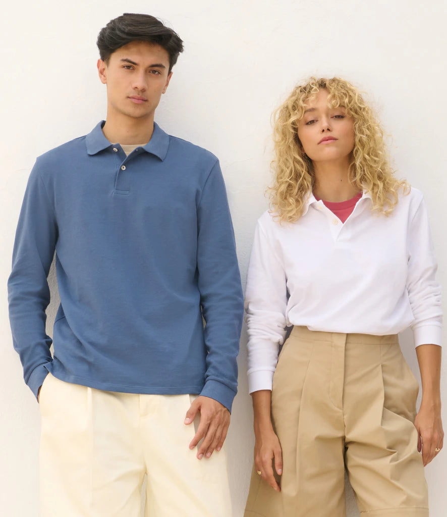 SOL'S Unisex Pacific Long Sleeve Piqué Polo Shirt 04441 – Fire Label